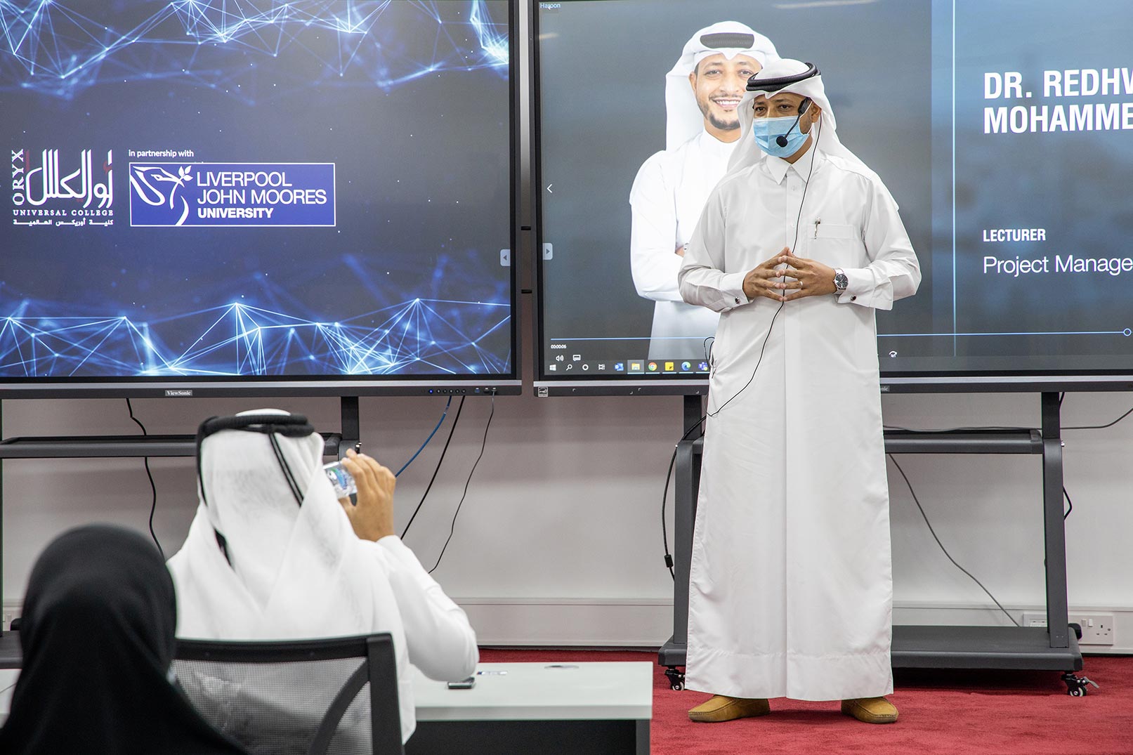 OUC's first on-campus student induction event | Oryx University