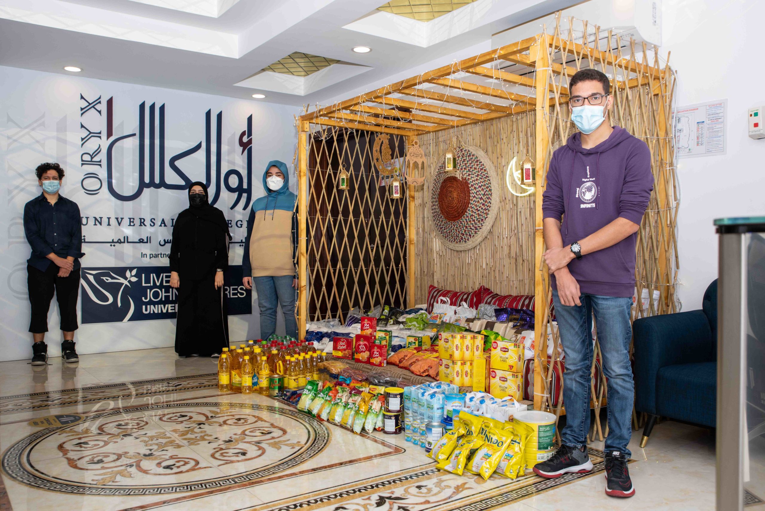 Staff and students raise 800 kilogrammes of everyday essentials for the ...
