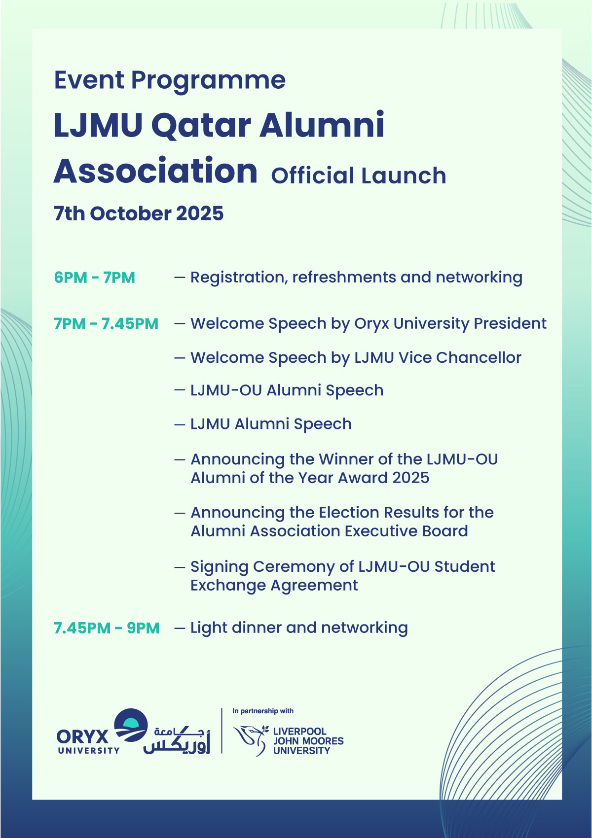 LJMU Qatar Alumni Association Oryx University - Qatar